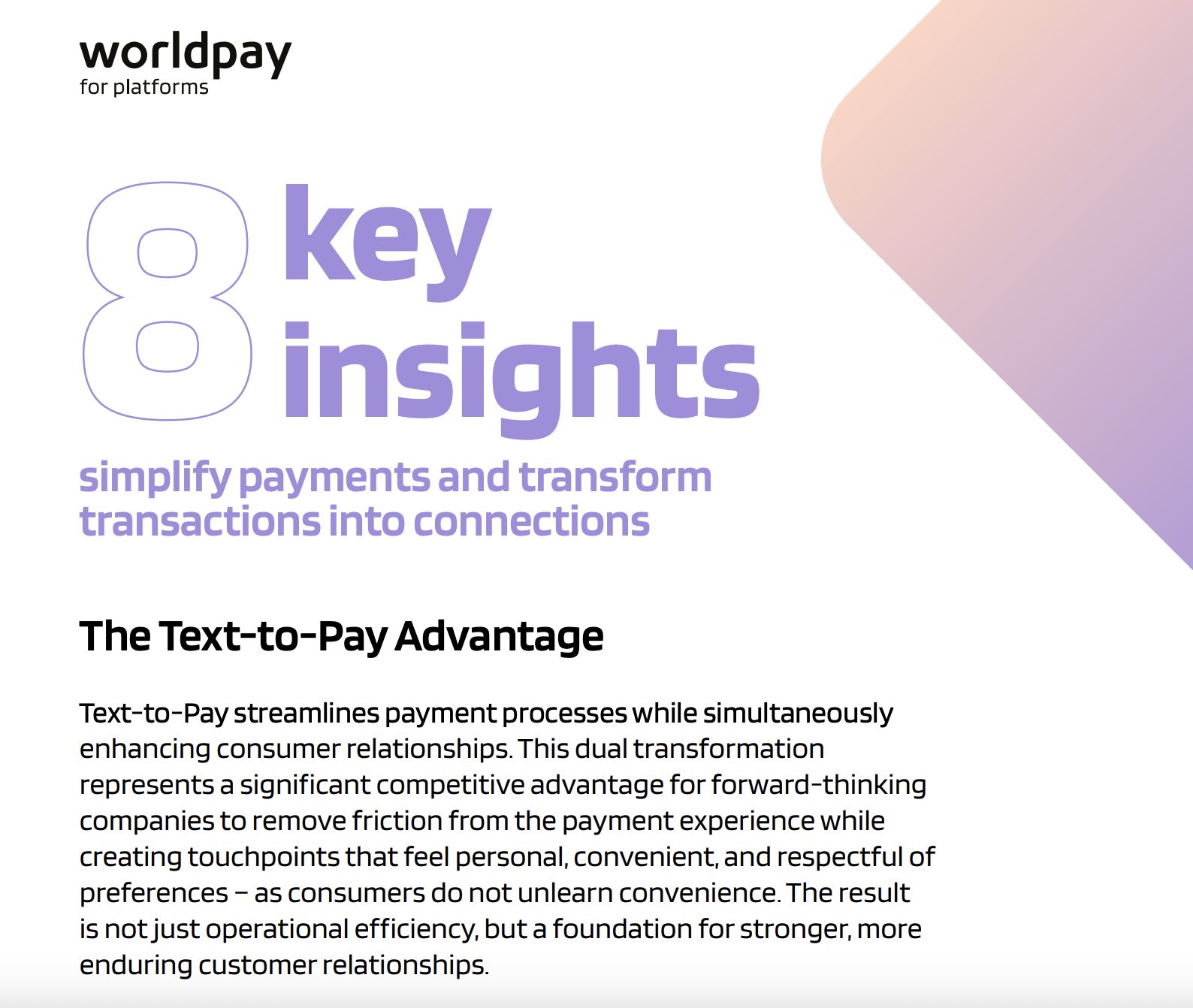 Text-to-Pay Marketing Kit | Worldpay for Platforms